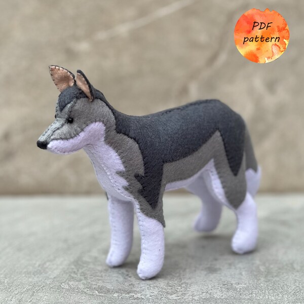 Woodland Felt Animal Pattern - Etsy