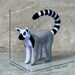 Felt Lemur Sewing Pattern PDF Jungle Stuffed Animals - Etsy UK