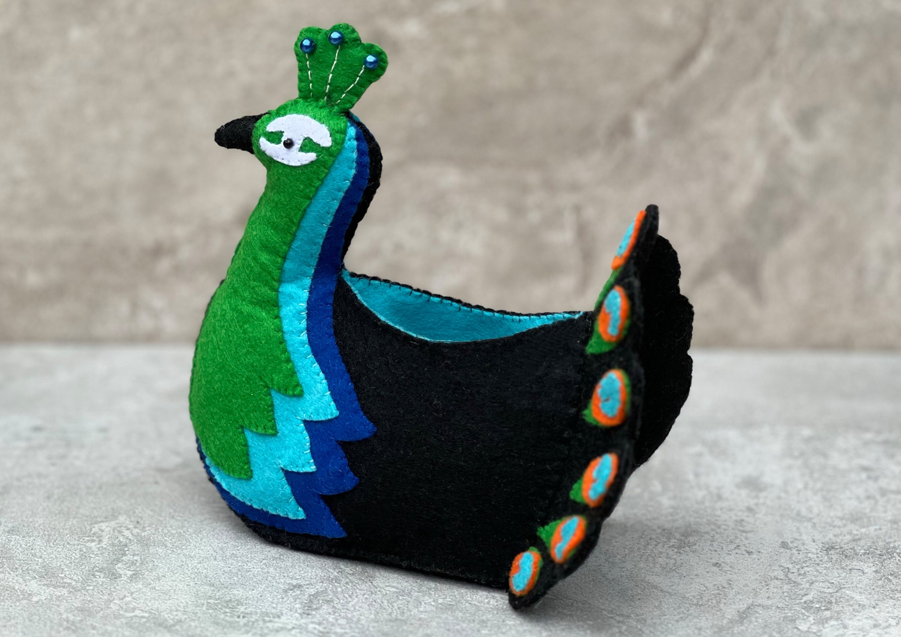 Felt Peacock Egg Cosy Sewing Pattern PDF Folk Art Ornament Gift - Etsy UK