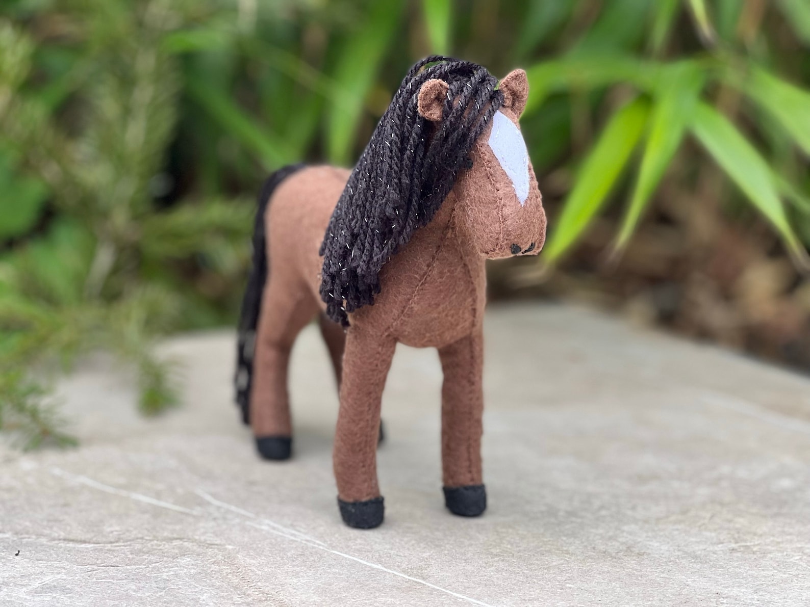 Felt Horse Sewing Pattern PDF Farm Animals Toy Ornament Gift - Etsy UK