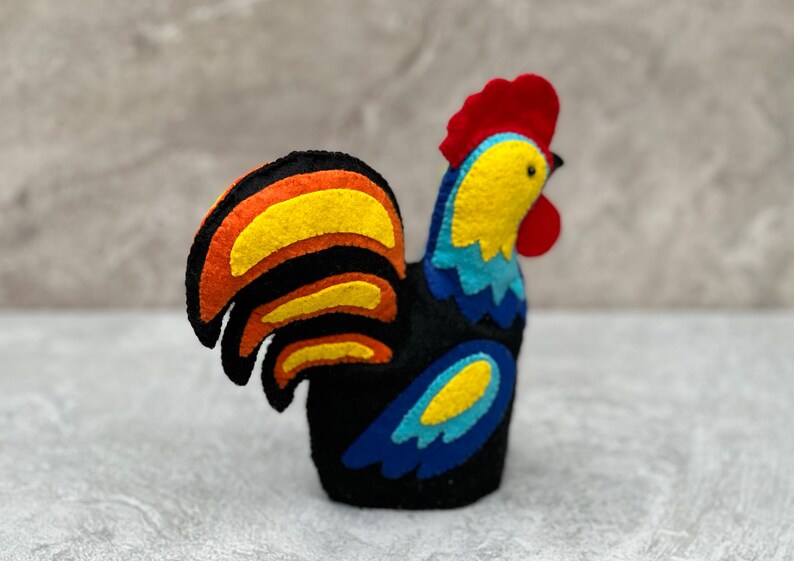 Felt Rooster Egg Cosy Sewing Pattern PDF Folk Art Easter - Etsy
