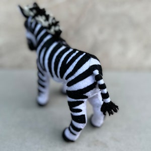 Felt Zebra Digital Sewing Pattern PDF Safari Stuffed Animals - Etsy