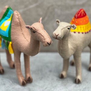 Felt Dromedary Camel Sewing Pattern PDF Camelids Stuffed Animals DIY ...