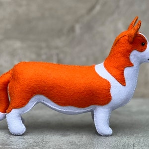 Felt Corgi Dog Digital Sewing Pattern PDF Stuffed Animals - Etsy