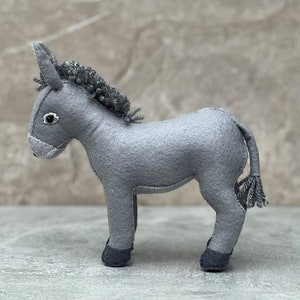 Felt Donkey Digital Sewing Pattern PDF Farm Animals - Etsy Australia