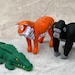 Felt MOUNTAIN GORILLA * Digital Sewing Pattern PDF * Jungle Stuffed ...