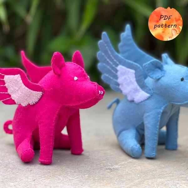 Flying Pigs Pattern - Etsy