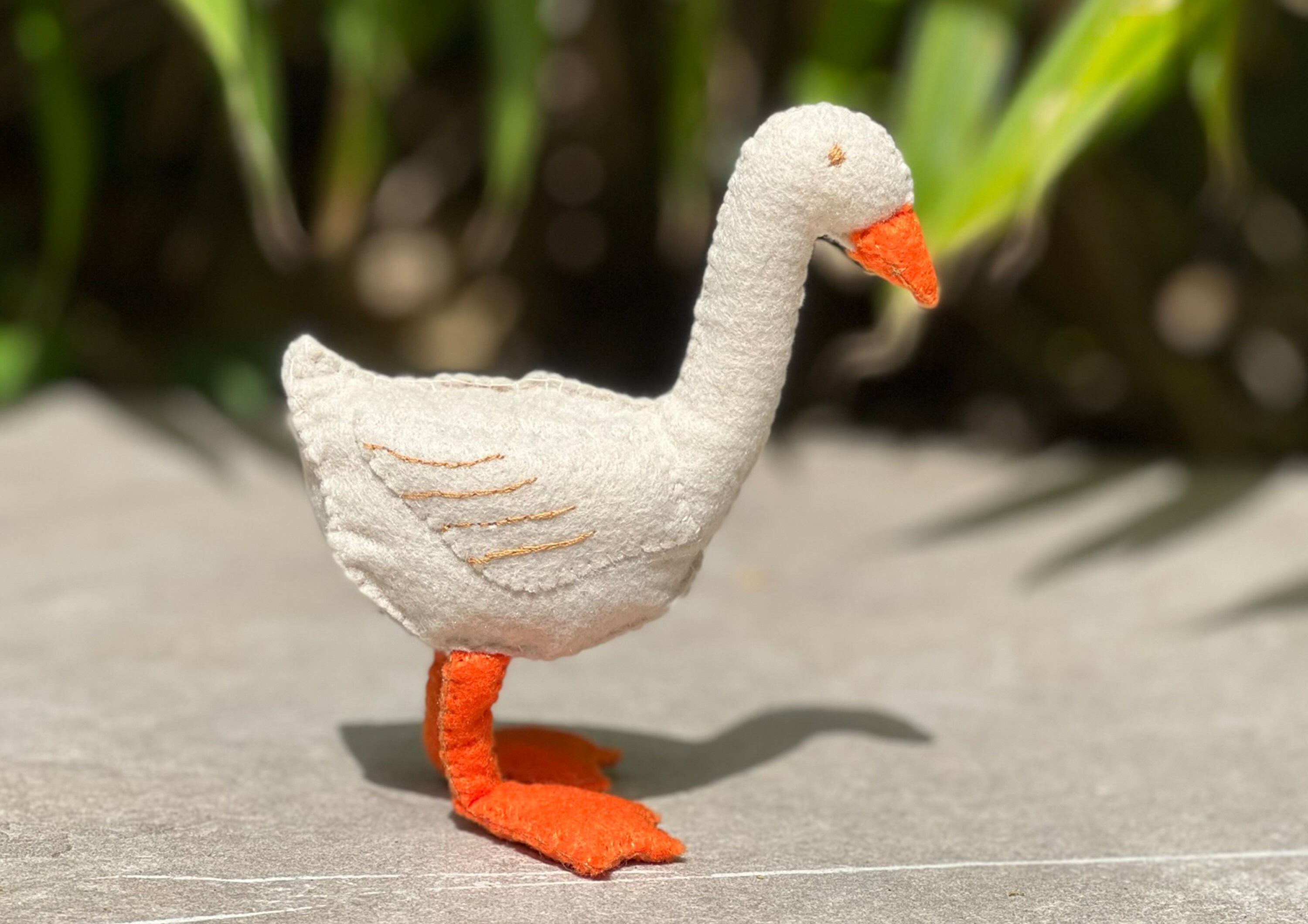 Felt Goose Sewing Pattern PDF Small Farm Animals Stuffed - Etsy UK