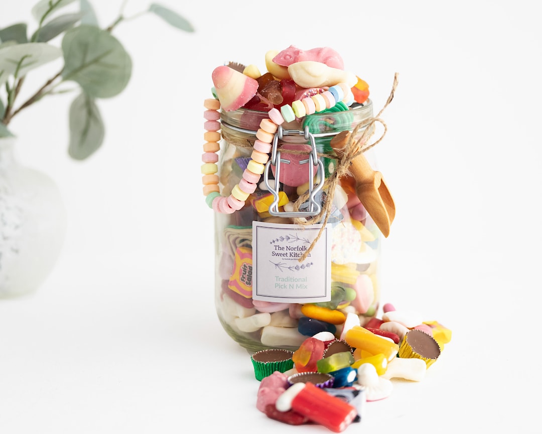 Large Sweet Jar - Personalised Gift - Etsy UK