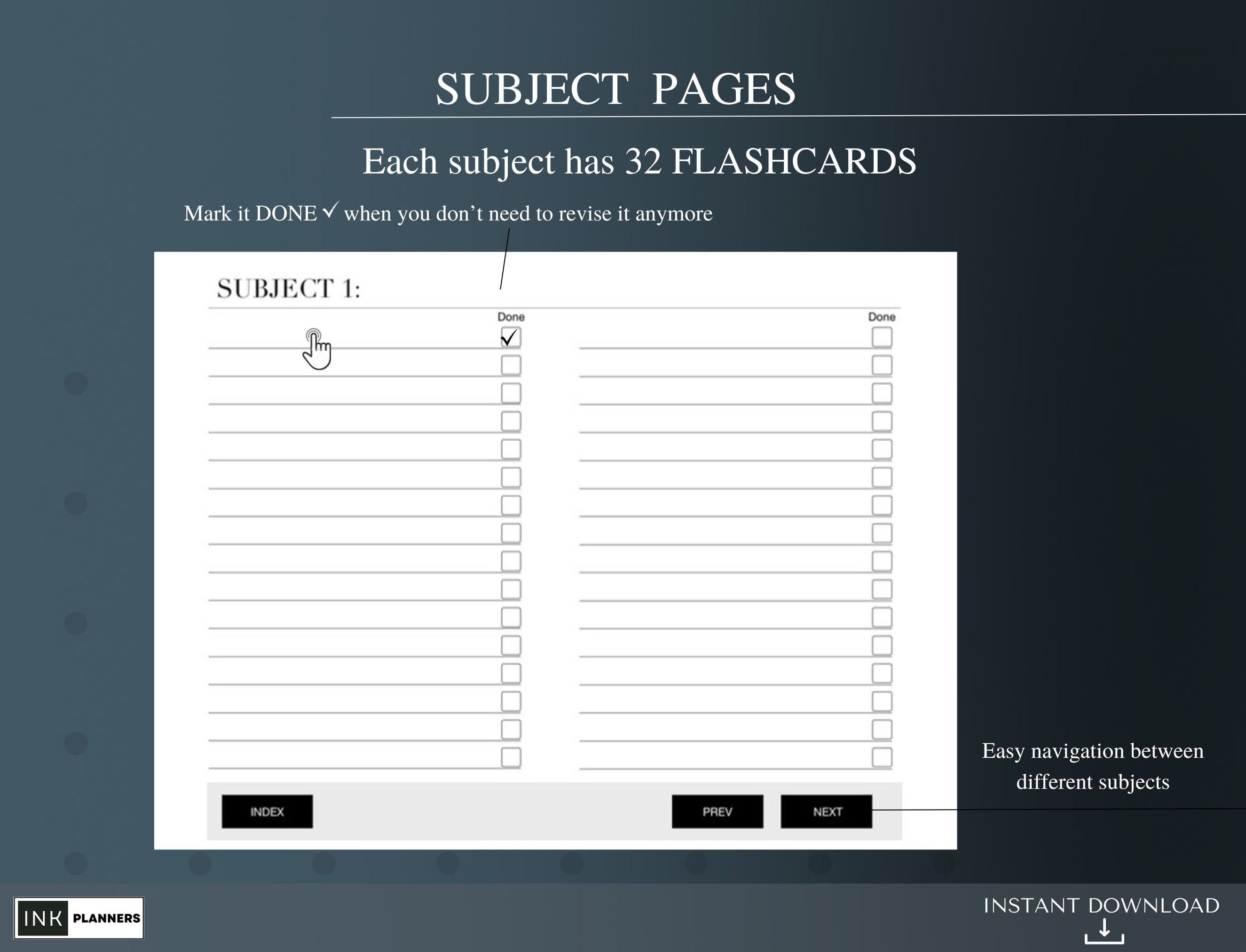 Flashcards for Remarkable Tablets, Flashcards for Studying, Hyperlinked ...