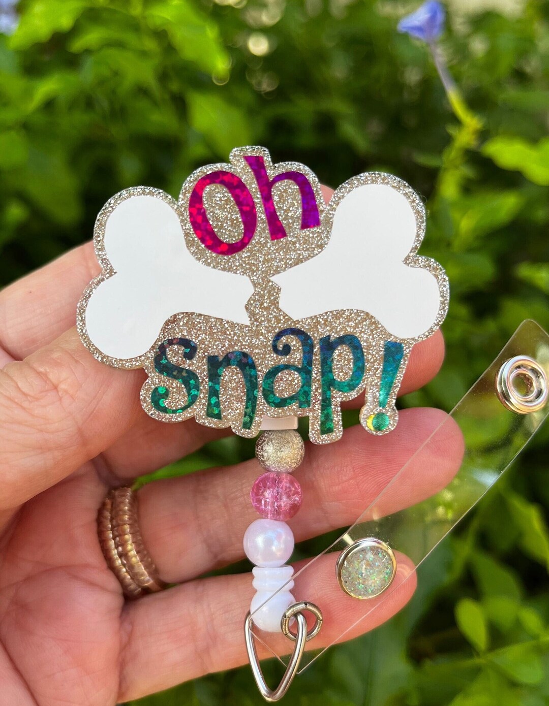 Orthopedic Badge Reel, Bone Badge Reel, Nurse Badge Reel, Custom Badge ...