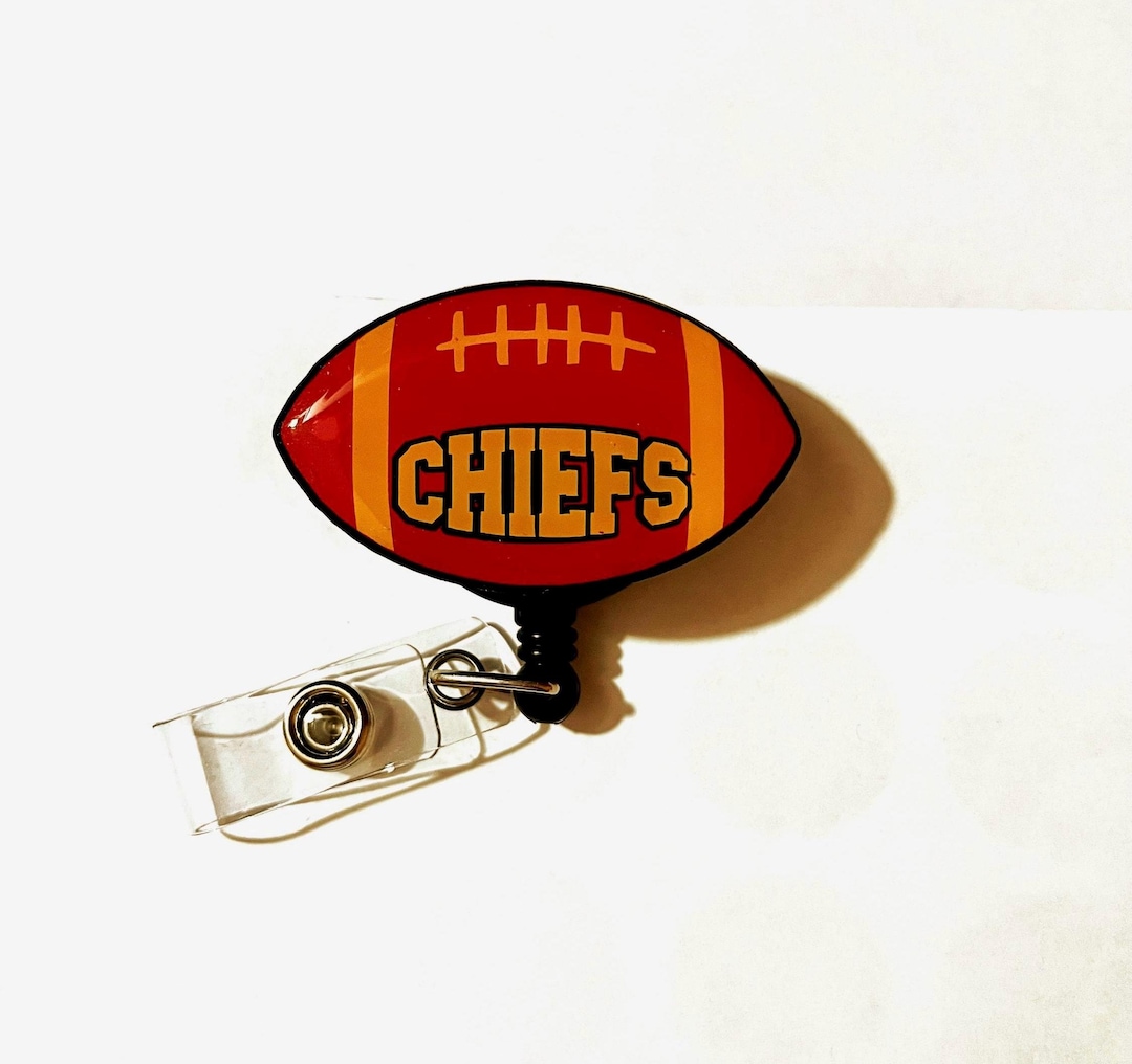 NFL Football Badge Reel: Acrylic Team Logo, Nurse/teacher Gift - Etsy
