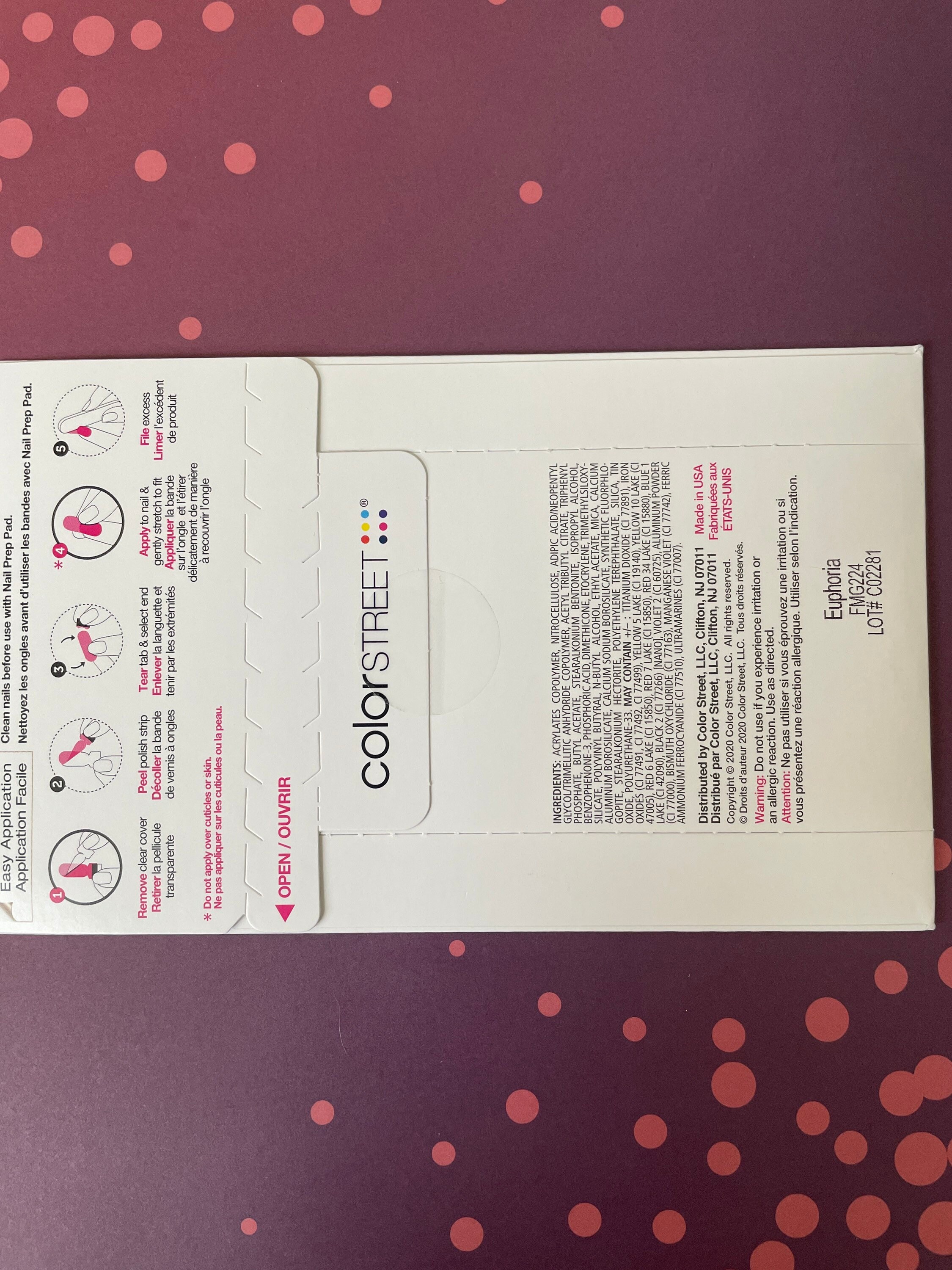 Euphoria Color Street - Etsy