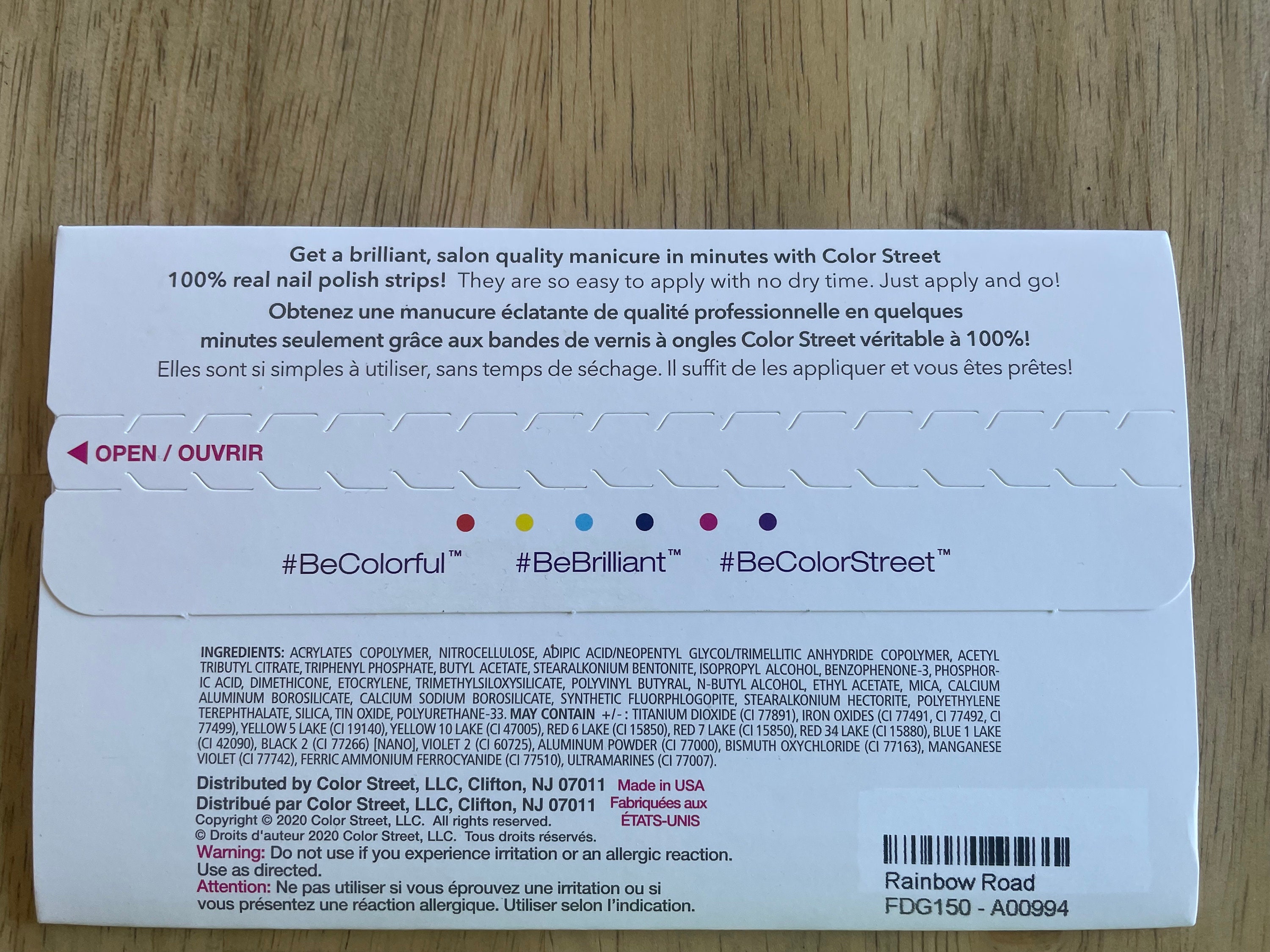 NEW 2024 Rainbow Road Color Street - Etsy