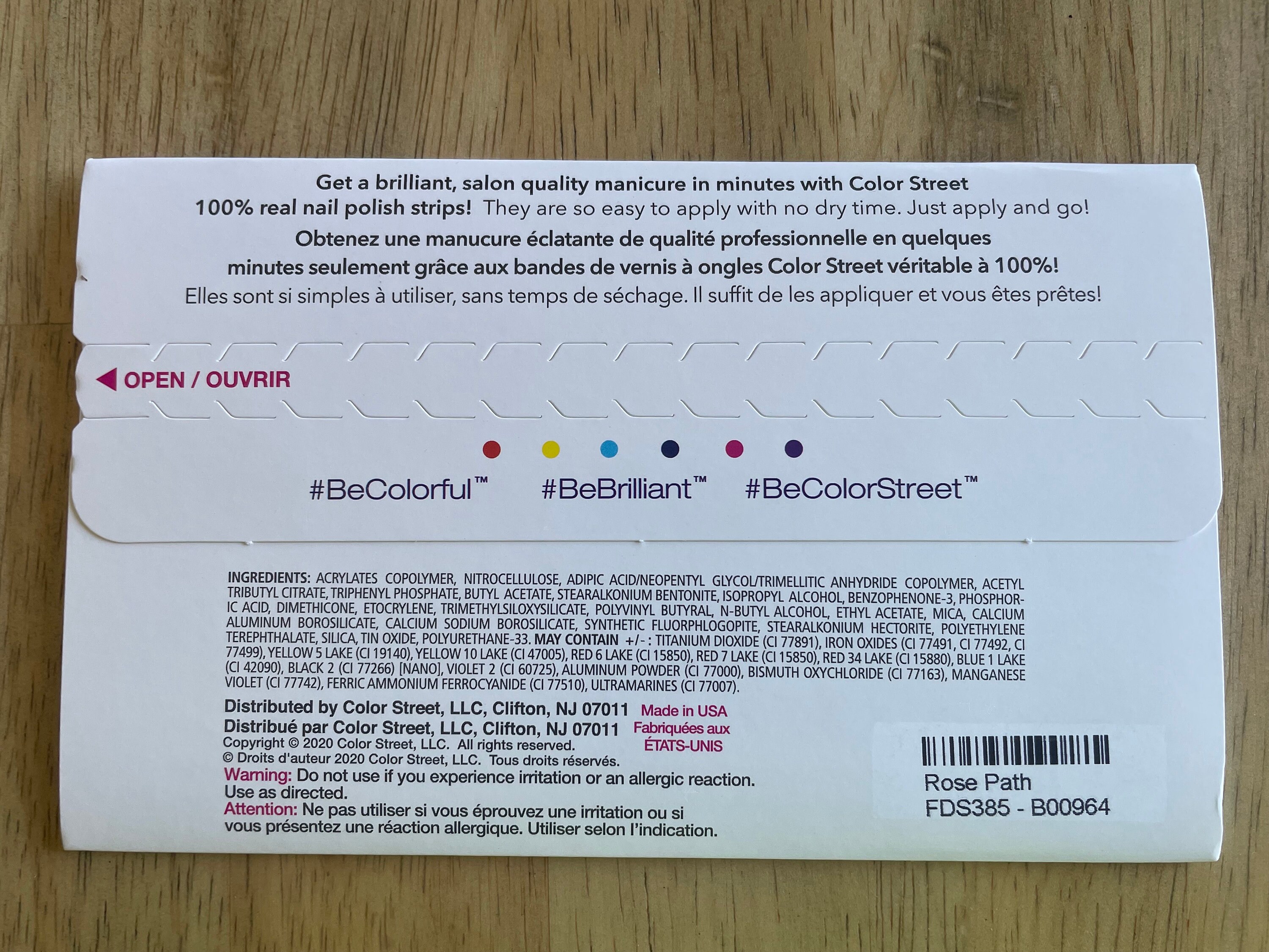 NEW 2024 Rose Path Color Street - Etsy