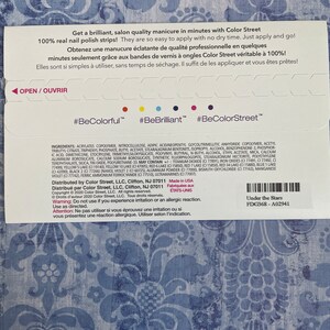 Under the Stars Color Street - Etsy