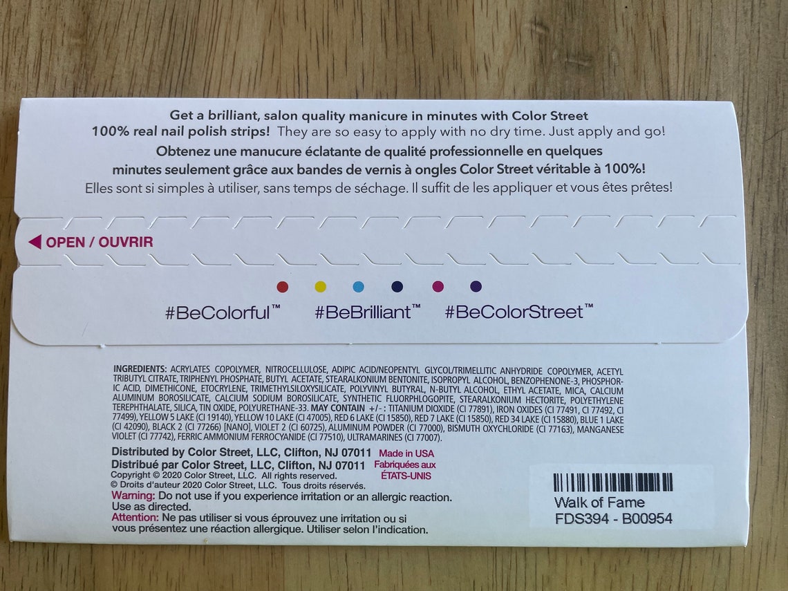 NEW 2024 Walk of Fame Color Street - Etsy