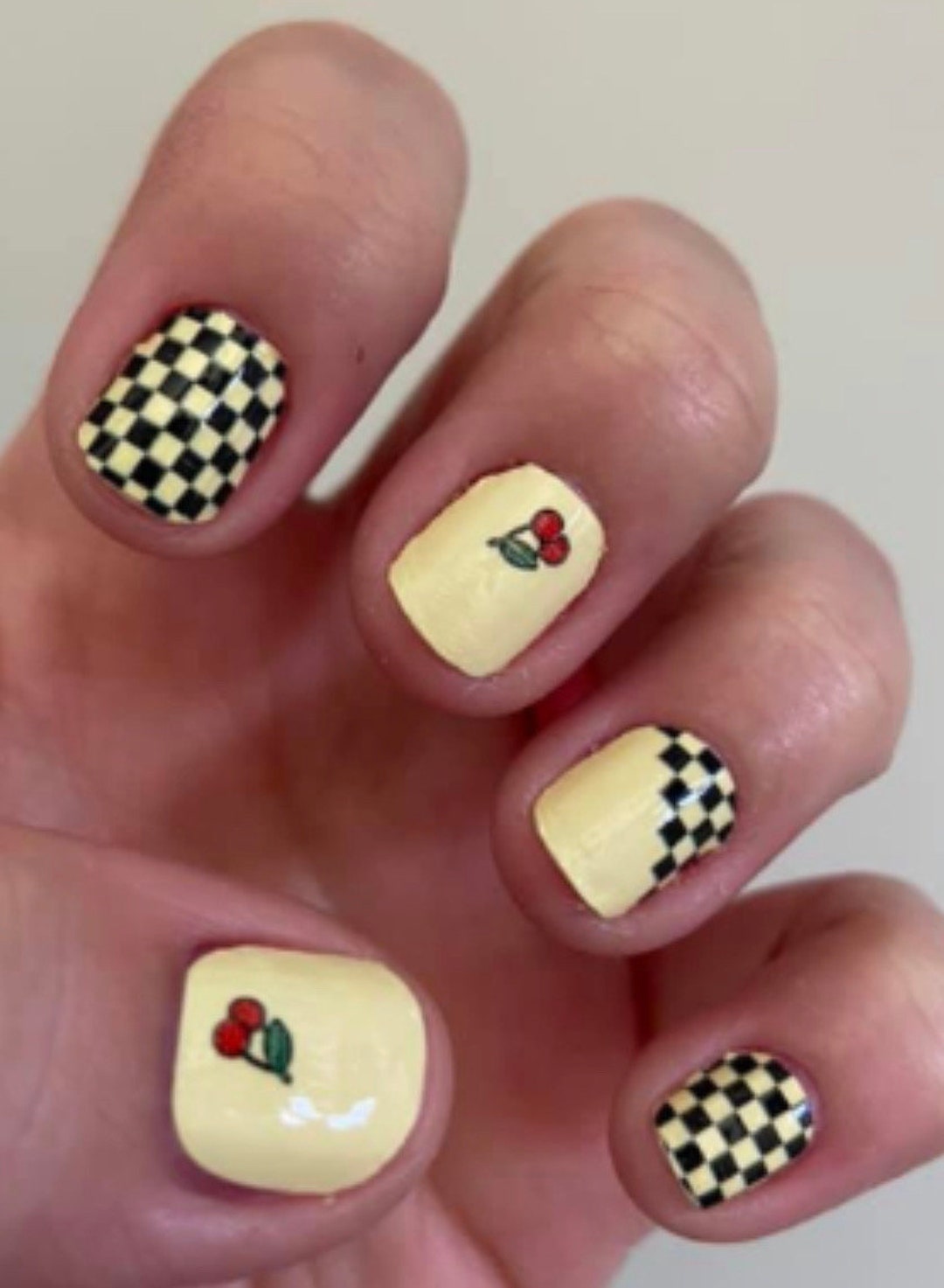 Checks and Cherries Color Street - Etsy