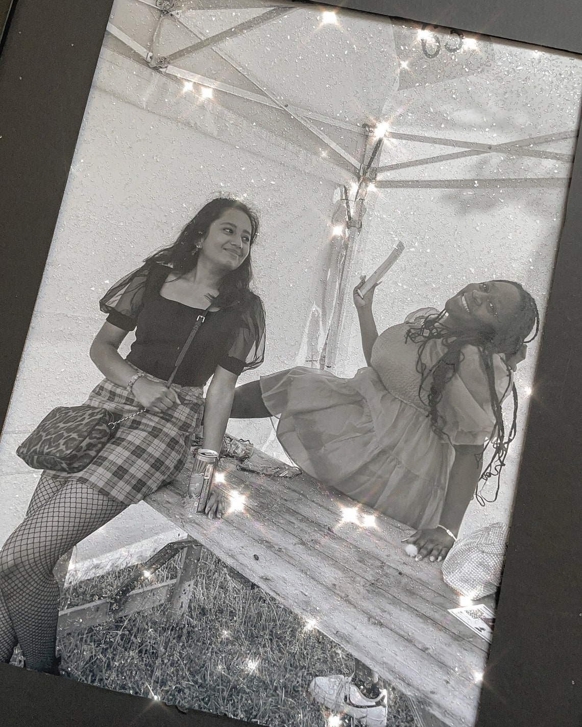 Diamond Dust Print Personalised Photo Glitter Photo - Etsy