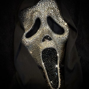Bling Scream Mask Ghost Face Halloween Crystal Unique Cosplay - Etsy