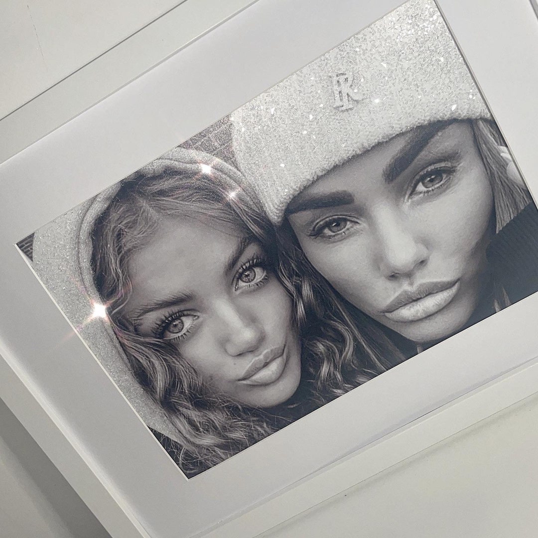 Diamond Dust Print Personalised Photo Glitter Photo - Etsy