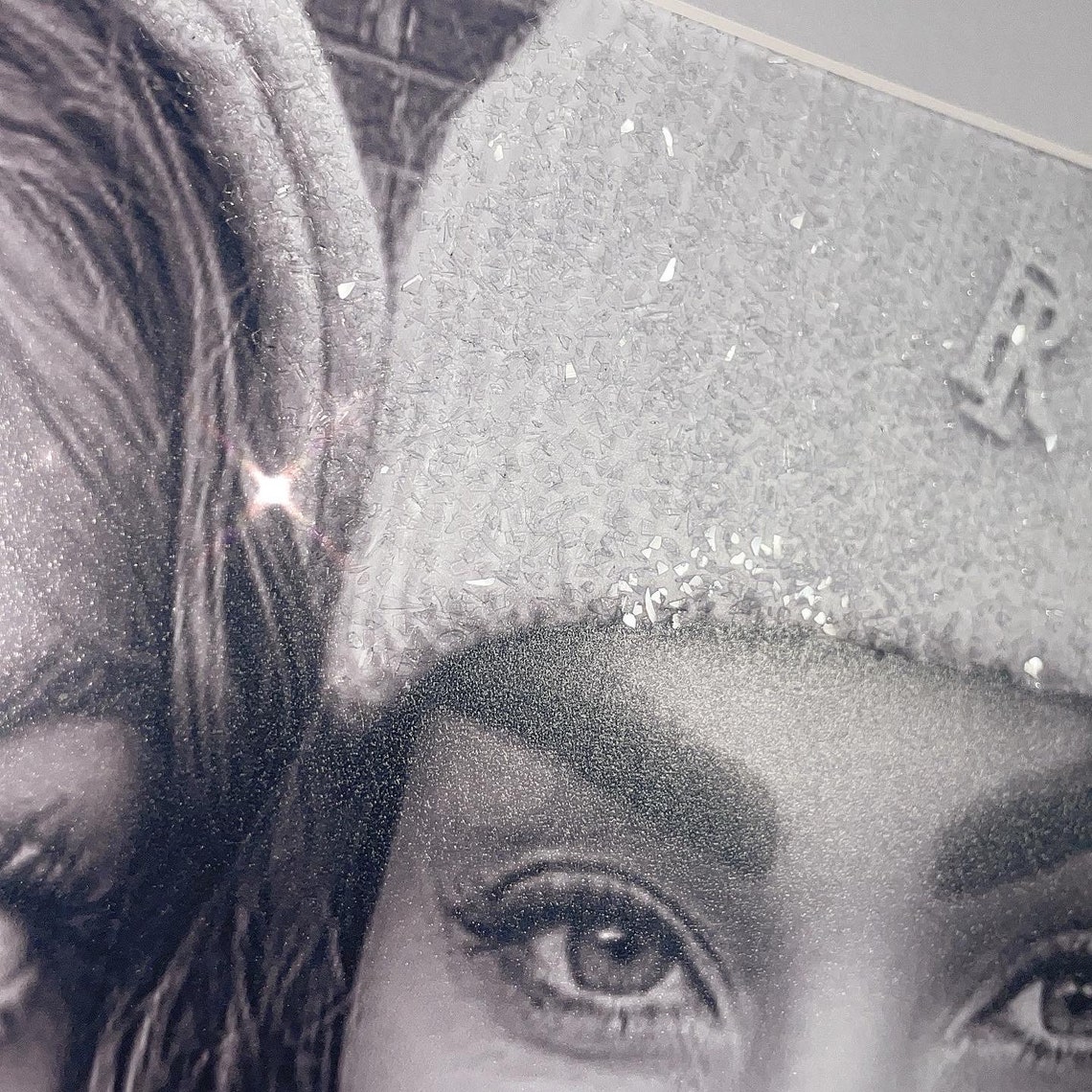 Diamond Dust Print Personalised Photo Glitter Photo - Etsy