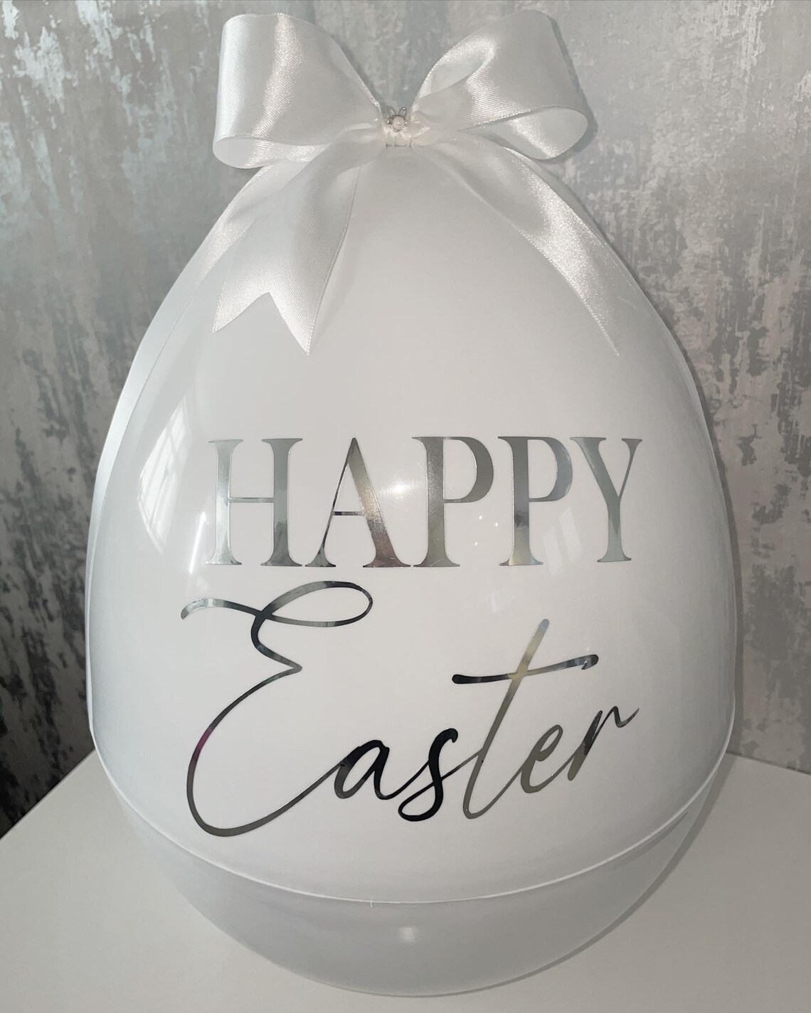Extra Large Personalised Fillable Easter Egg Easter Basket Easter Decor ...