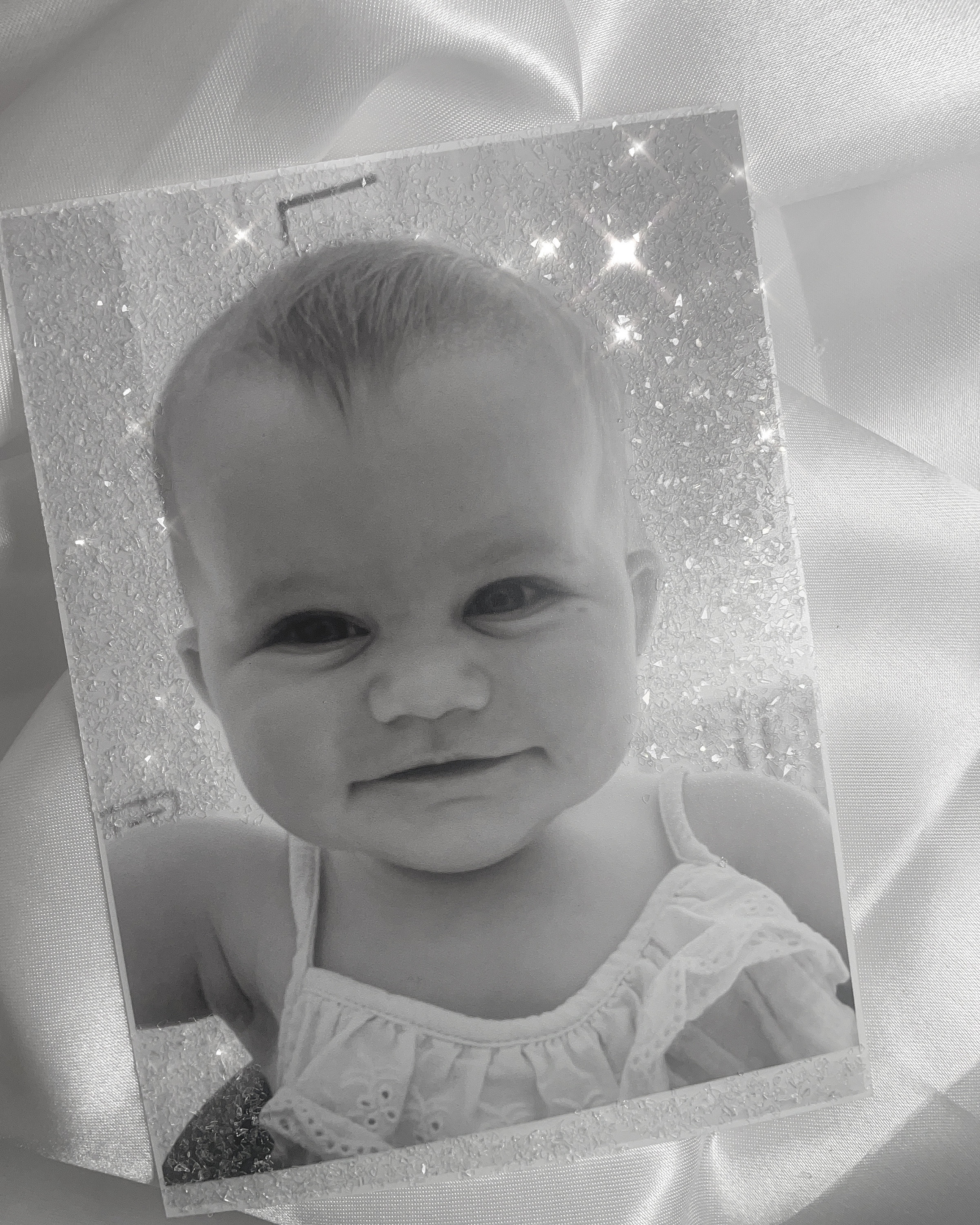 Diamond Dust Print Personalised Photo Glitter Photo Personal Photo ...