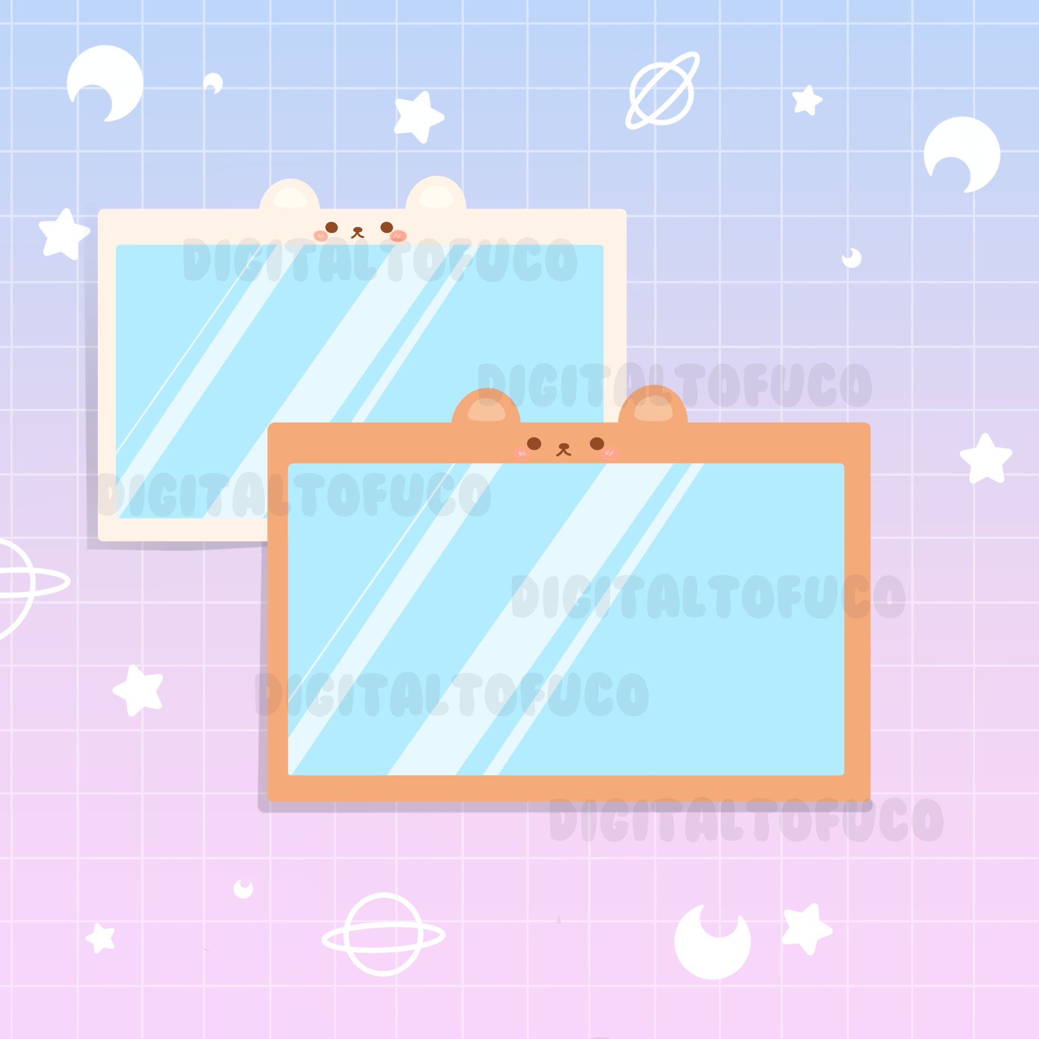 Kawaii Twitch Stream Webcam Overlay Frame / Teddy Bear / Cute | Etsy