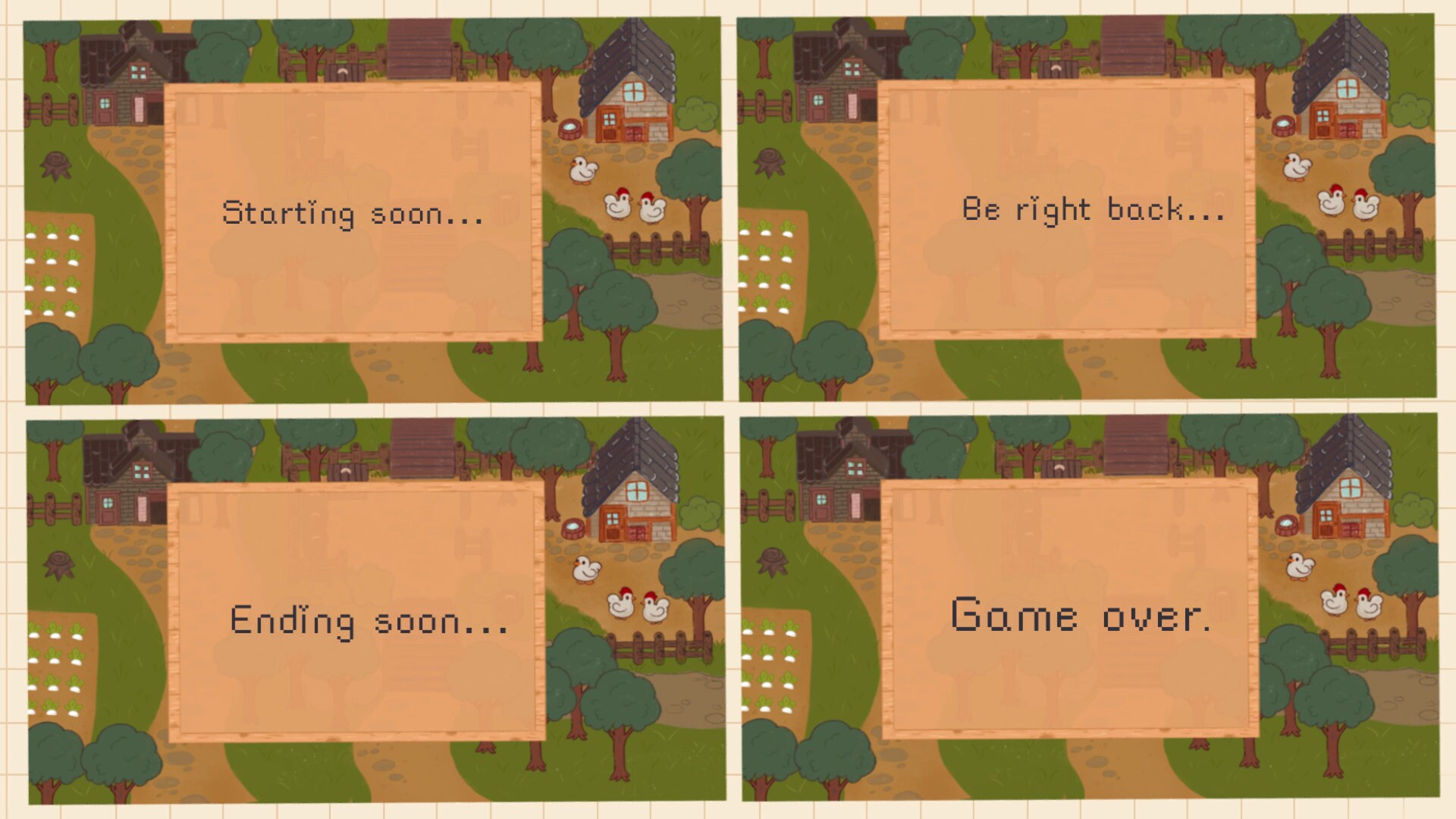 Fully Customizable Animated Stardew Valley Farmer Streamer Overlay ...