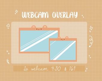 Kawaii Twitch Stream Webcam Overlay Frame / Froggy / Cute Cam - Etsy