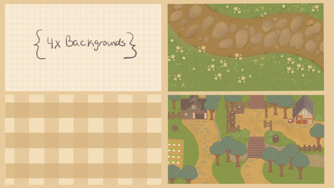 Fully Customizable Animated Stardew Valley Farmer Streamer Overlay ...