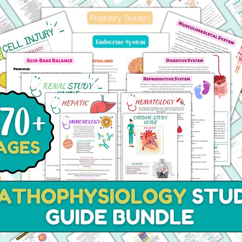 Nursing School Pathophysiology Study Guide - Etsy