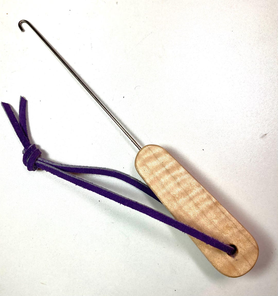 Orifice Hook (curly Maple) for Spinning Wheel - Etsy