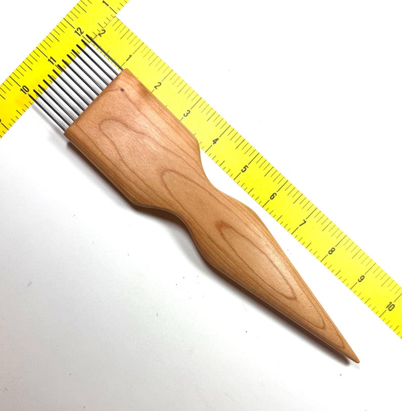 Handcrafted Black Cherry Tapestry Beater, Weaving Comb, Tapestry Comb ...