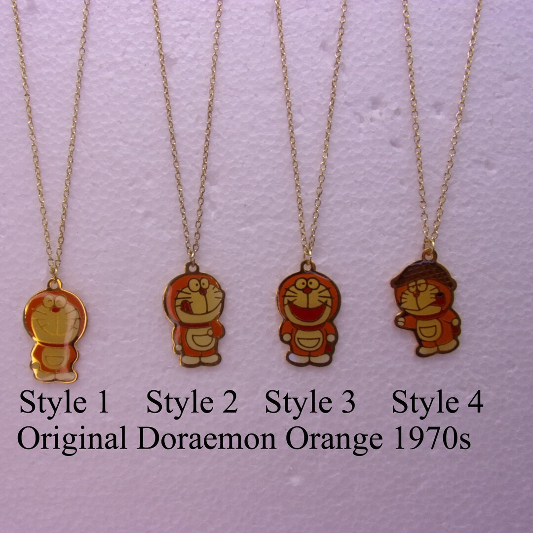Doraemon Orange Cat Original 1970s,early Doraemon Enameled Character ...