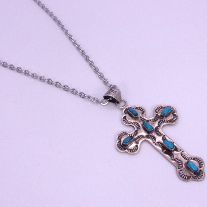 Turquoise Cross - Etsy