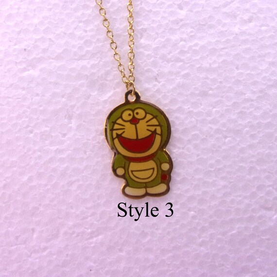 Doraemon Green Cat Original 1970s,Early Doraemon Enam… - Gem