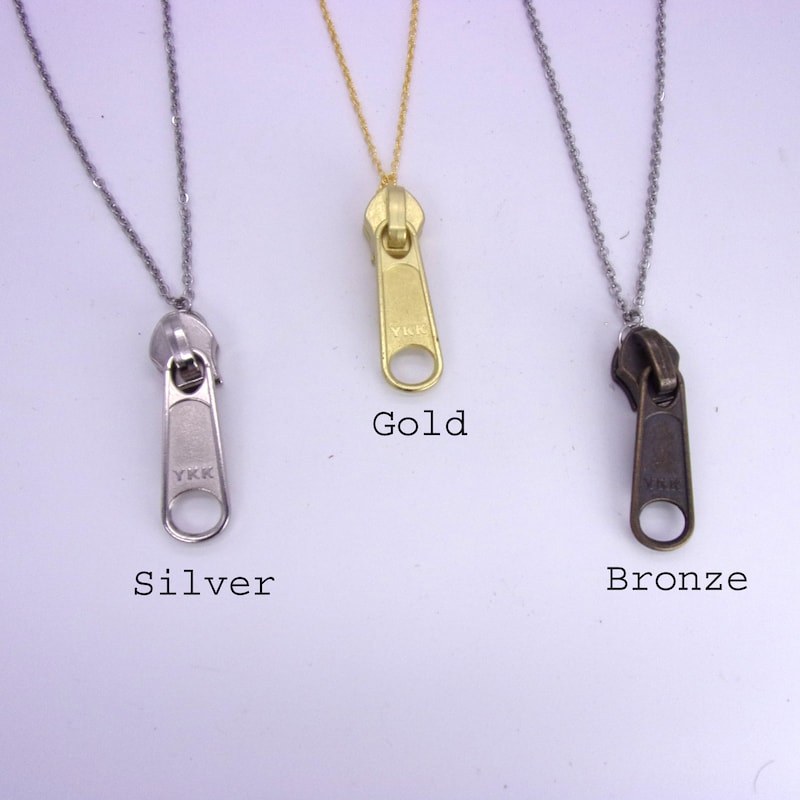 Zipper Necklace - Etsy