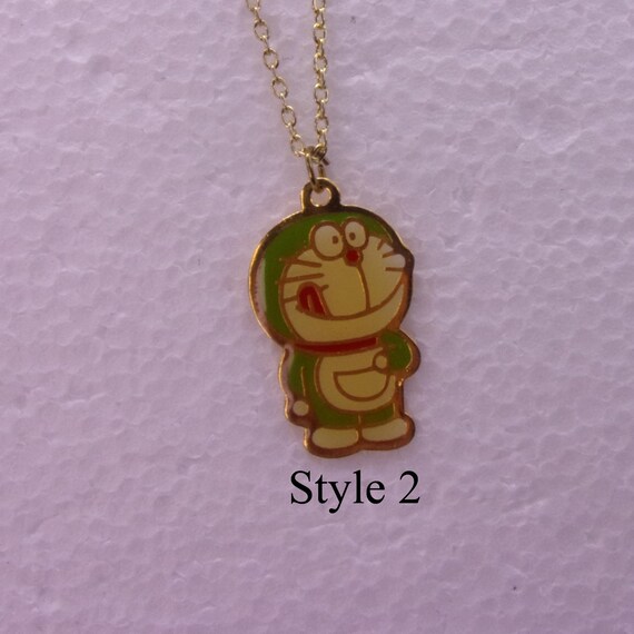 Doraemon Green Cat Original 1970s,Early Doraemon Enam… - Gem