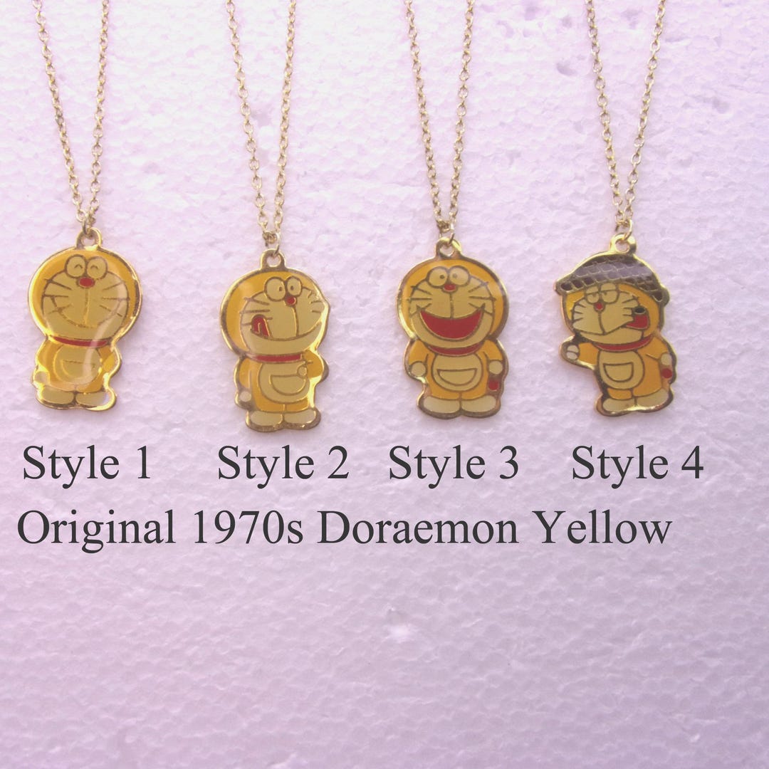 Doraemon Yellow Cat Original 1970s,early Doraemon Enameled Character ...