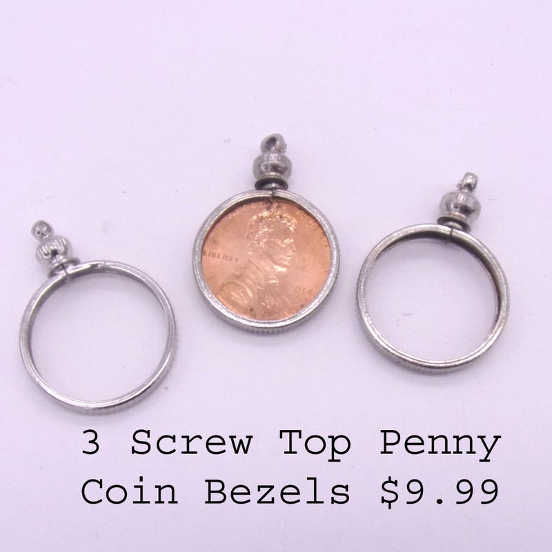 Coin Bezels Vintage - Etsy