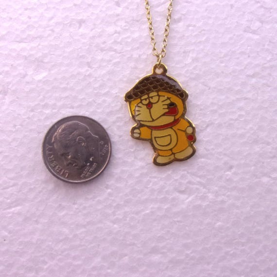 Doraemon Yellow Cat Original 1970s,Early Doraemon Ena… - Gem