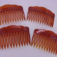 Vintage Bakelite Hair Comb - Etsy