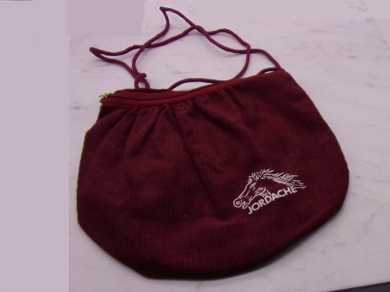 Jordache Kidney Shaped Purse 1982 Originalburgundy Jordache - Etsy