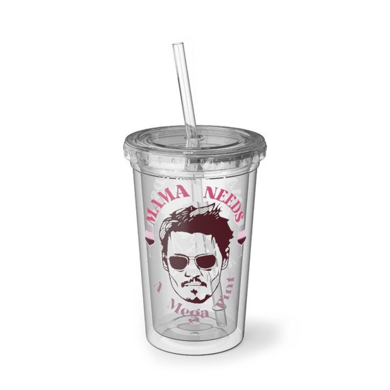 A Mega Pint Johnny Depp Mega Pint Cupjustice for | Etsy