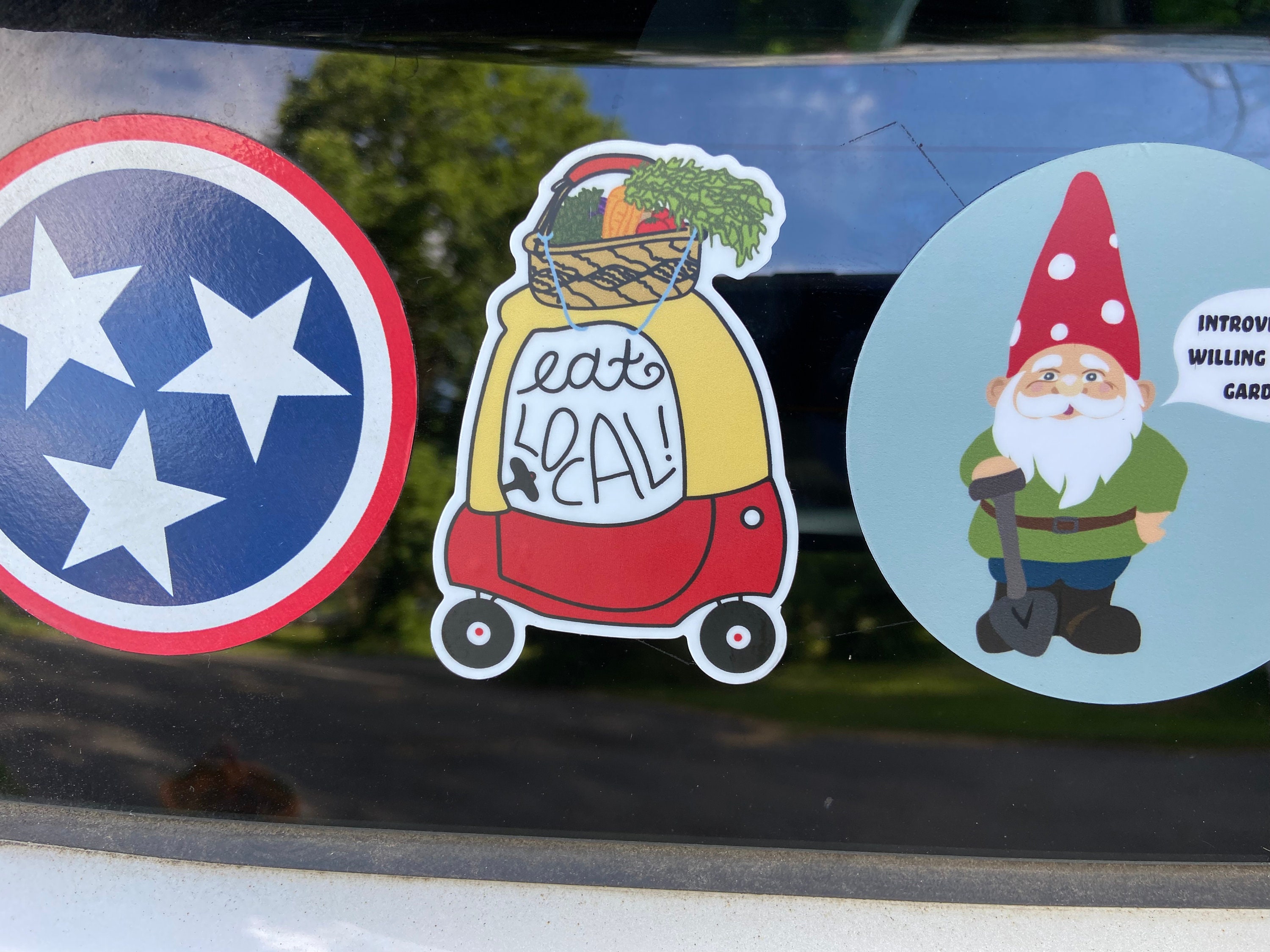 Eat Local Sticker | Cozy Coupe Sticker | Farmers Market Sticker ...
