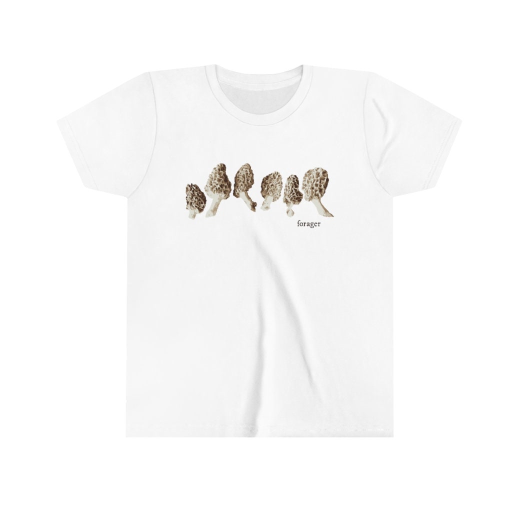 Morel Mushroom T Shirt Cottagecore Shirt Morels Shirt Forage Shirt ...