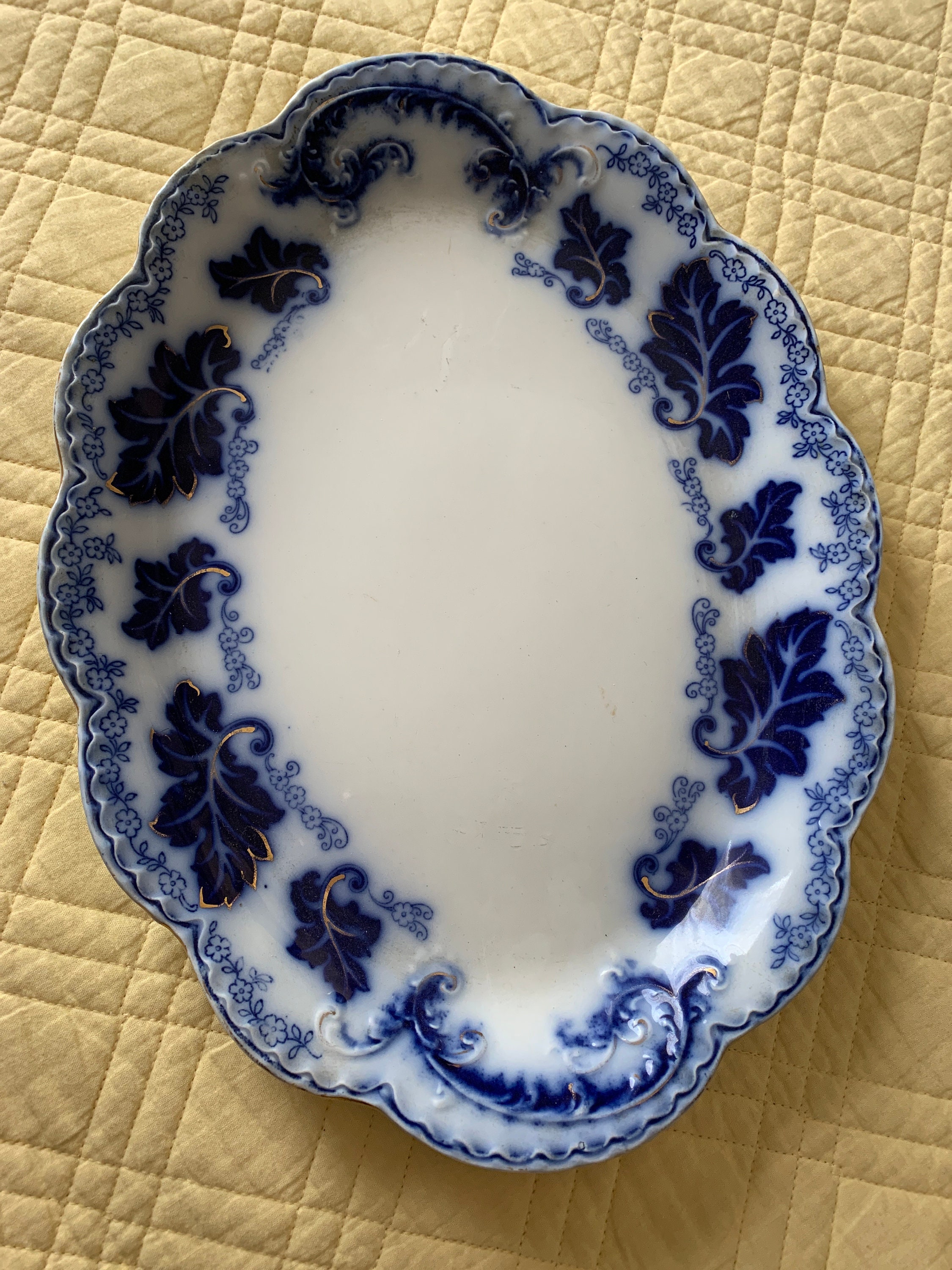 Flow Blue Platter - Etsy