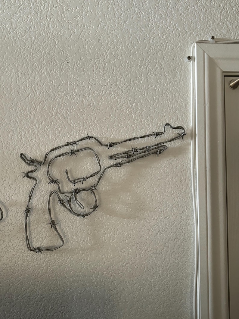 Barbed Wire Country Wall Art - Etsy
